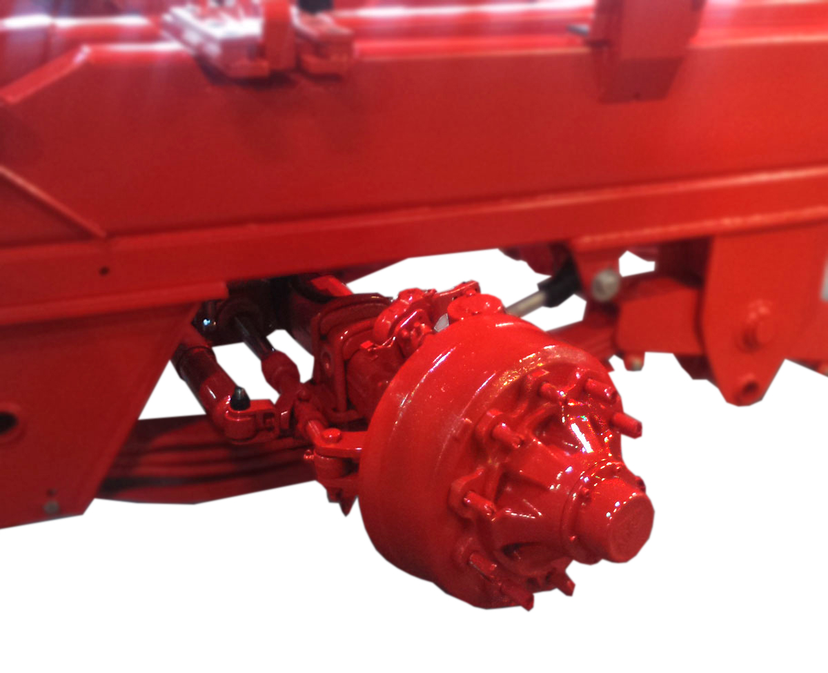 Tandem parabolic bogie rigid - steered axle | ForsMW
