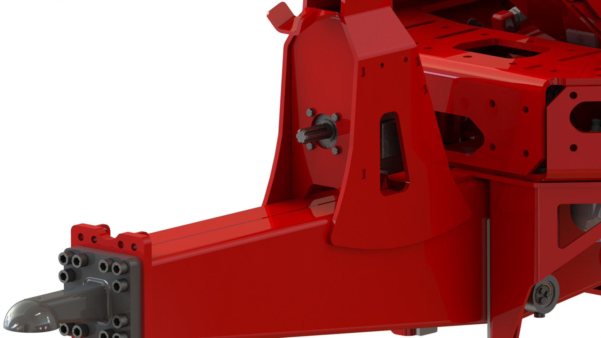 Hydraulic pump drawbar mounted, B 20 | ForsMW